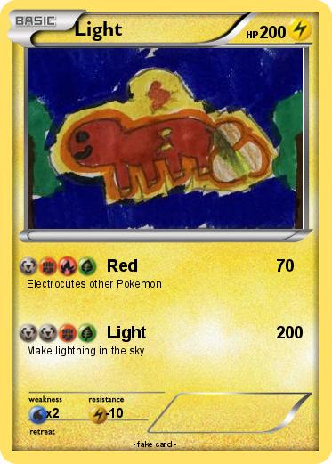 Pokémon Light 1304 1304 - Red - My Pokemon Card