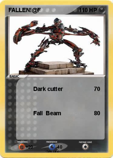 Pokémon FALLEN F - Dark cutter - My Pokemon Card