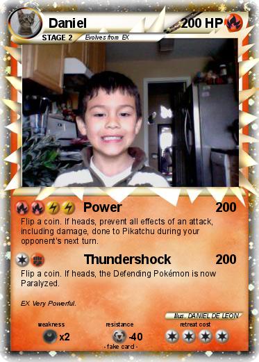 Pokémon Daniel 894 894 - Power - My Pokemon Card