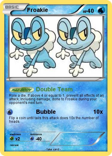 Pokémon Froakie 463 463 - Double Team - My Pokemon Card