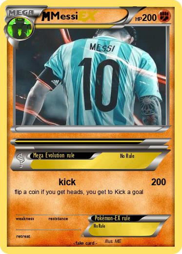 Pokémon Messi 2282 2282 - kick - My Pokemon Card