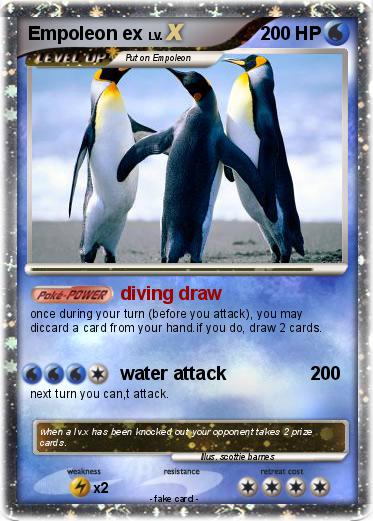 Pokémon Empoleon ex 26 26 - diving draw - My Pokemon Card