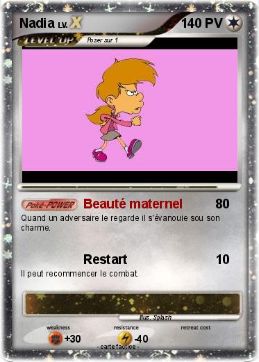 Pokémon Nadia 13 13 - Beauté maternel - Ma carte Pokémon