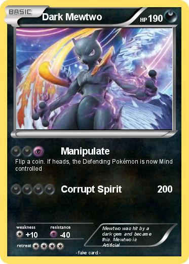 Pokémon Dark Mewtwo 471 471 - Manipulate - My Pokemon Card