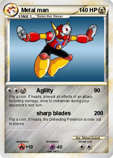 Pokémon Metal man 110 110 - Agility - My Pokemon Card