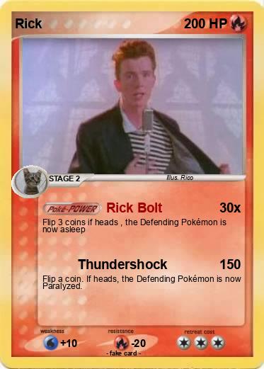 Pokémon Rick 1413 1413 - Rick Bolt - My Pokemon Card