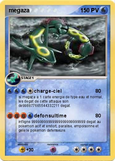 Pokémon megaza - charge-ciel - Ma carte Pokémon