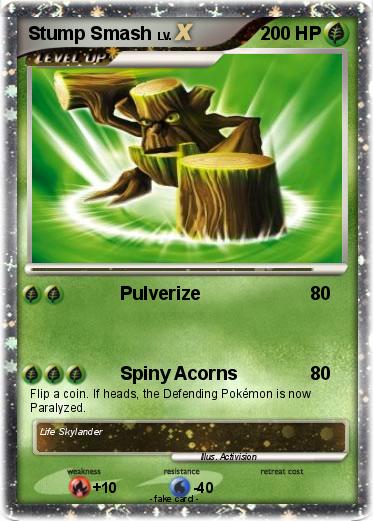 Pokémon Stump Smash 13 13 - Pulverize - My Pokemon Card
