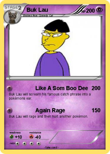 Pokémon Buk Lau 18 18 - Like A Som Boo Dee - My Pokemon Card