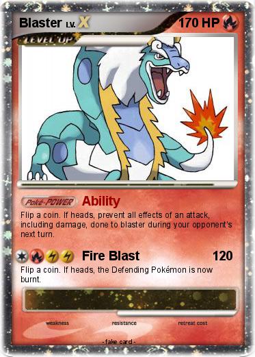 Pokémon Blaster 142 142 - Ability - My Pokemon Card