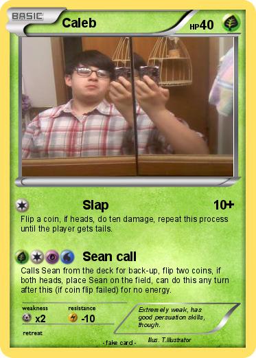 Pokémon Caleb 198 198 - Slap - My Pokemon Card