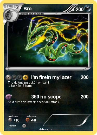 Pokémon Bro 133 133 - I'm firein my lazer - My Pokemon Card