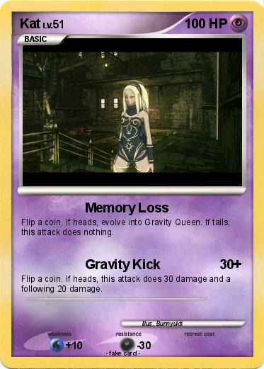 Pokémon Kat 166 166 - Memory Loss - My Pokemon Card
