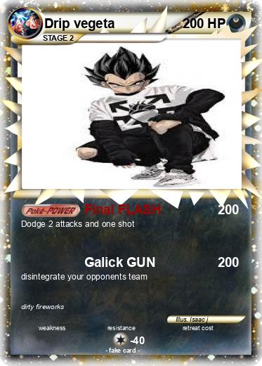 Pokémon Drip vegeta - Final FLASH - My Pokemon Card