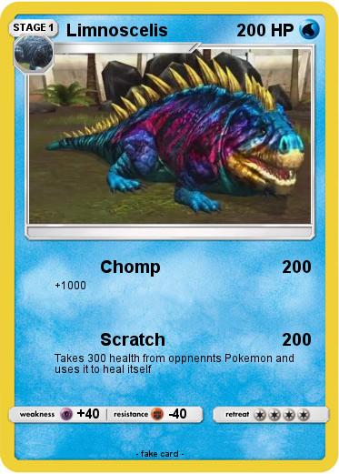 Pokémon Limnoscelis 4 4 - Chomp - My Pokemon Card