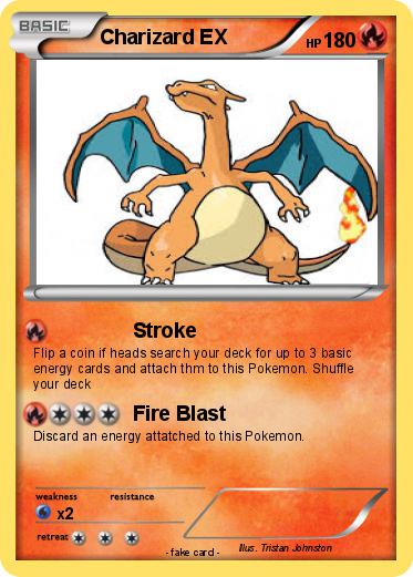 Pokémon Charizard EX 419 419 - Stroke - My Pokemon Card