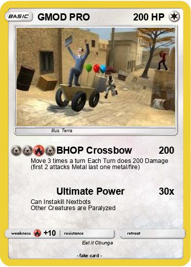 Pokémon GMOD PRO - BHOP Crossbow - My Pokemon Card