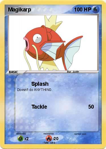 Pokémon Magikarp 1029 1029 - Splash - My Pokemon Card