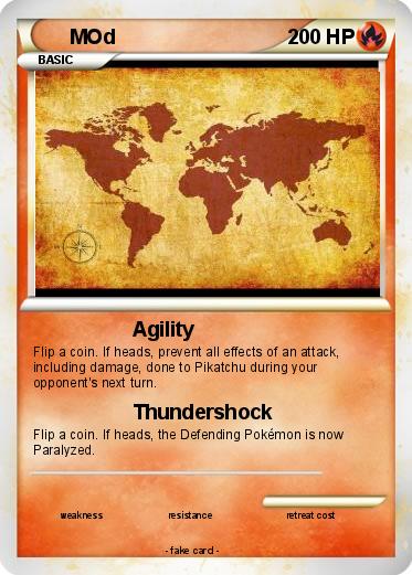 Pokémon MOd 21 21 - Agility - My Pokemon Card