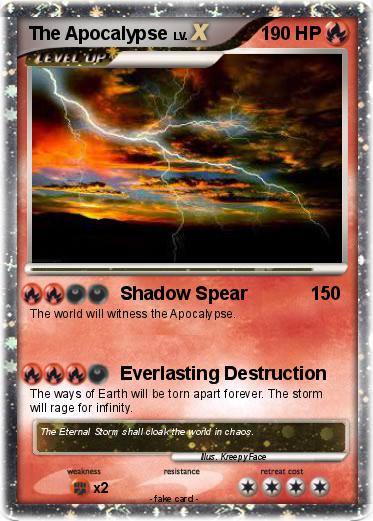 Pokémon The Apocalypse - Shadow Spear - My Pokemon Card