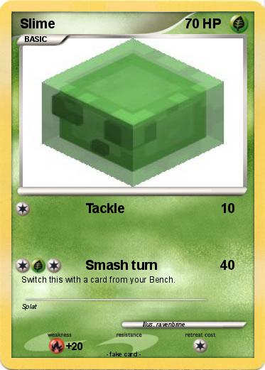 Pokémon Slime 339 339 - Tackle - My Pokemon Card