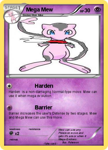 Pokémon Mega Mew 82 82 - Harden - My Pokemon Card