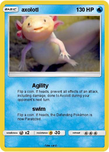 Pokémon axolotl 172 172 - Agility - My Pokemon Card