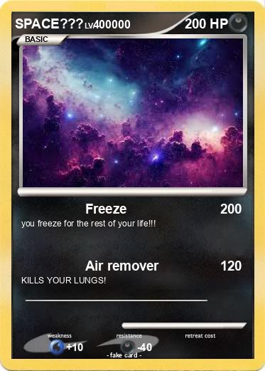 Pokémon SPACE 1176 1176 - Freeze - My Pokemon Card