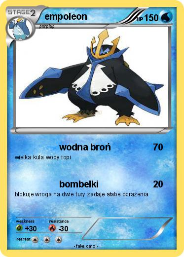 Pokémon empoleon 851 851 - wodna broń - My Pokemon Card