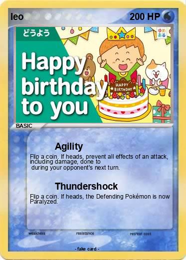 Pokémon leo 1615 1615 - Agility - My Pokemon Card