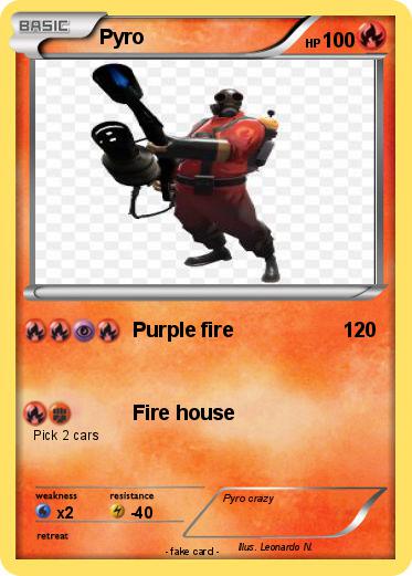 Pokémon Pyro 331 331 - Purple fire - My Pokemon Card
