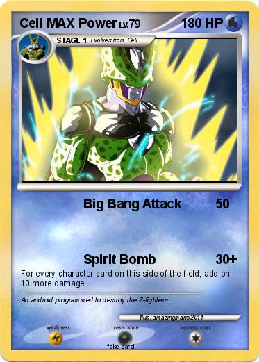 Pokémon Cell MAX Power - Big Bang Attack - My Pokemon Card