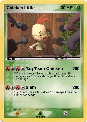 Pokémon Chicken Little 9 9 - Tag Team Chicken - My Pokemon Card