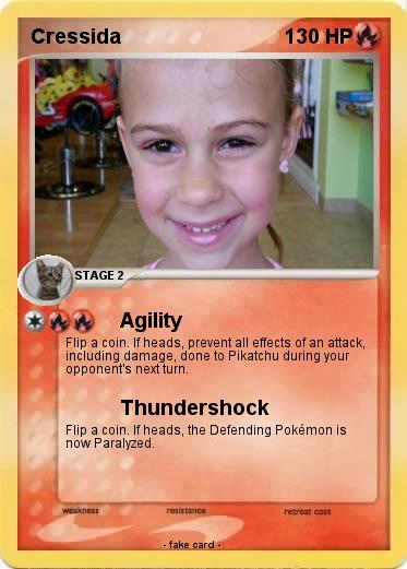 Pokémon Cressida - Agility - My Pokemon Card