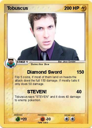 Pokémon Tobuscus 229 229 - Diamond Sword - My Pokemon Card