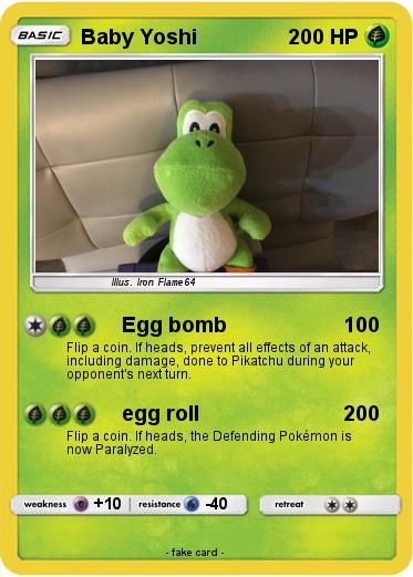 Pokémon Baby Yoshi 243 243 - Egg bomb - My Pokemon Card