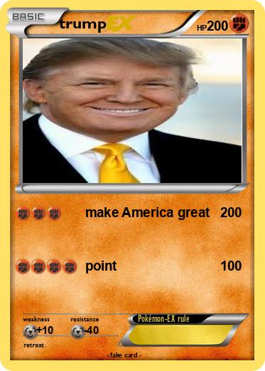 Pokémon trump 2465 2465 - make America great - My Pokemon Card