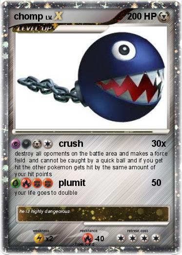 Pokémon chomp 98 98 - crush - My Pokemon Card