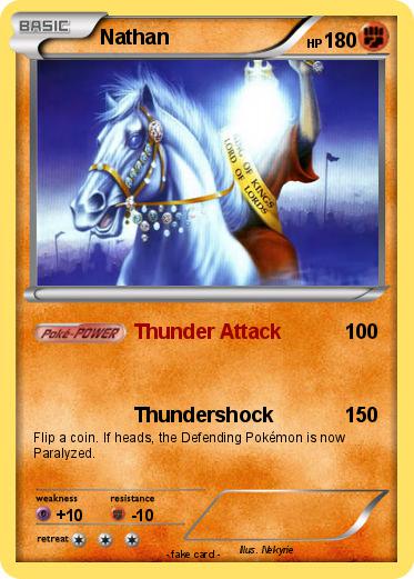 Pokémon Nathan 851 851 - Thunder Attack - My Pokemon Card
