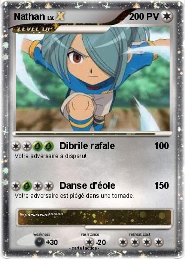 Pokémon Nathan 622 622 - Dibrile rafale - Ma carte Pokémon
