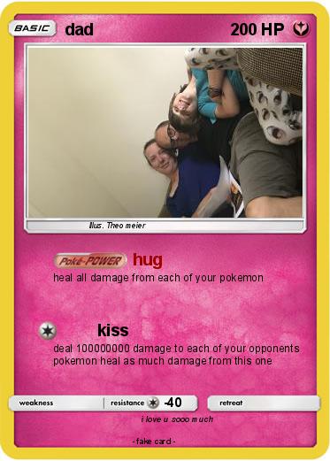 Pokémon dad 813 813 - hug - My Pokemon Card
