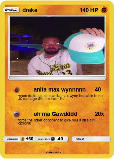 Pokémon drake 428 428 - anita max wynnnnn - My Pokemon Card
