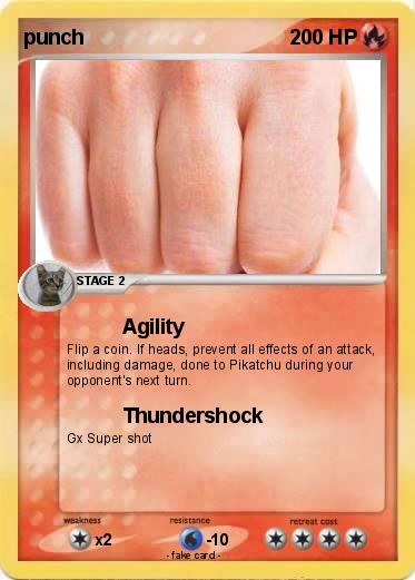 Pokémon punch 148 148 - Agility - My Pokemon Card