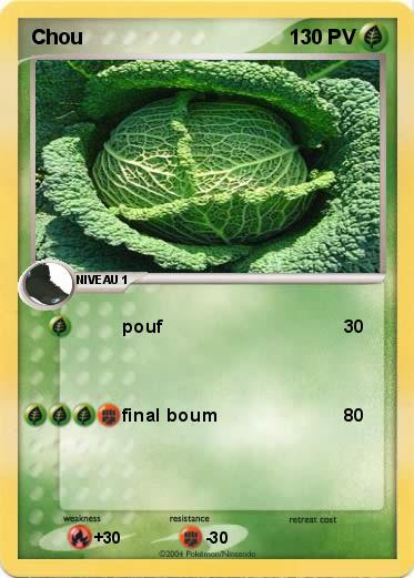 Pokémon Chou 1 1 - pouf - Ma carte Pokémon