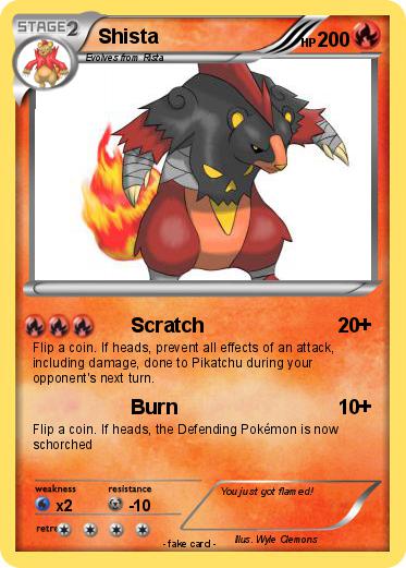 Pokémon Shista - Scratch - My Pokemon Card