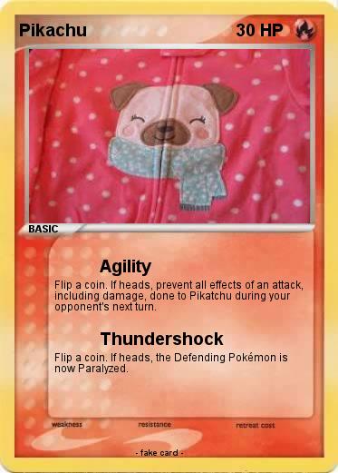 Pokémon Pikachu 20544 20544 - Agility - My Pokemon Card