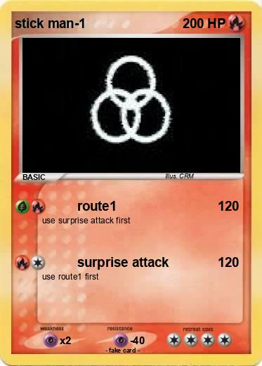 Pokémon stick man 1 1 1 - route1 - My Pokemon Card