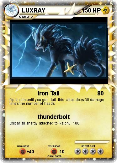 Pokémon LUXRAY 246 246 - lron Tail - My Pokemon Card