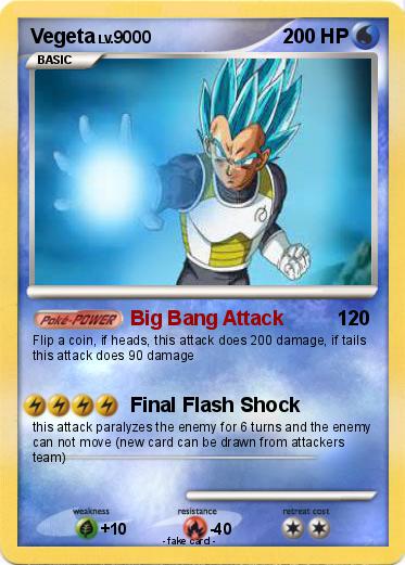 Pokémon Vegeta 2593 2593 - Big Bang Attack - My Pokemon Card