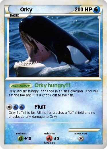 Pokémon Orky 1 1 - Orky hungry!!! - My Pokemon Card